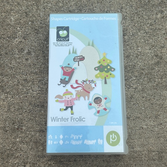Cricut | Other | Cricut Winter Frolic Shapes Cartridge With Festive ...